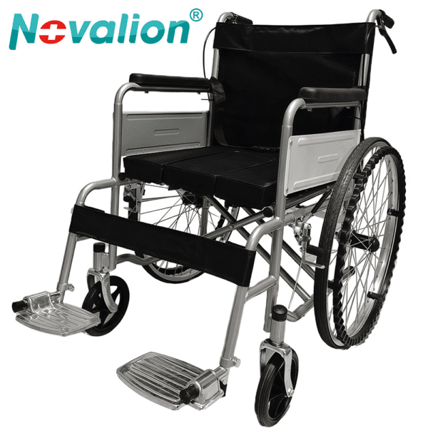 Hemi Height Commode Manual Affordable Wheelchair For Toilet