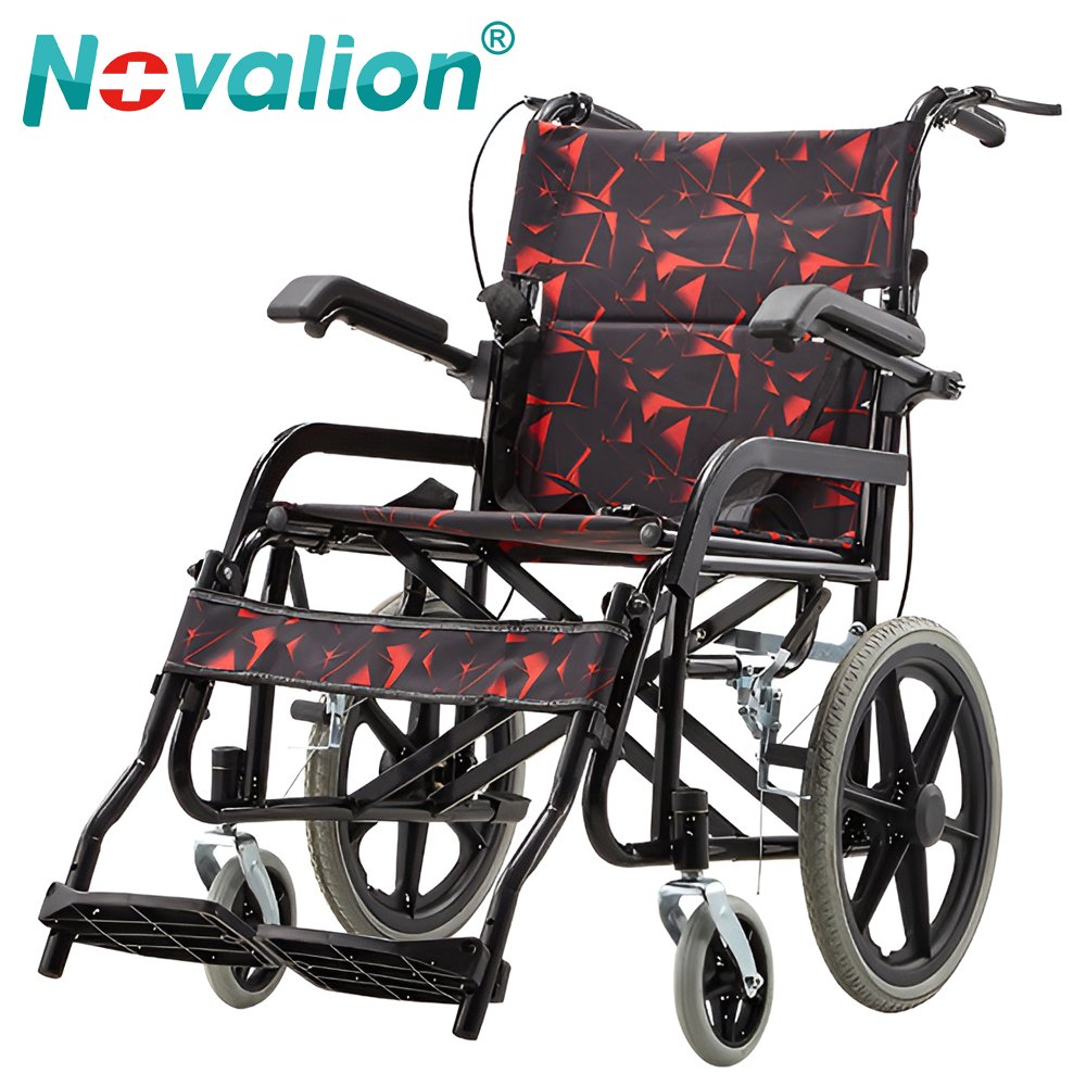 Multifunctional Portable Folding Wheelchair With Safety Belt