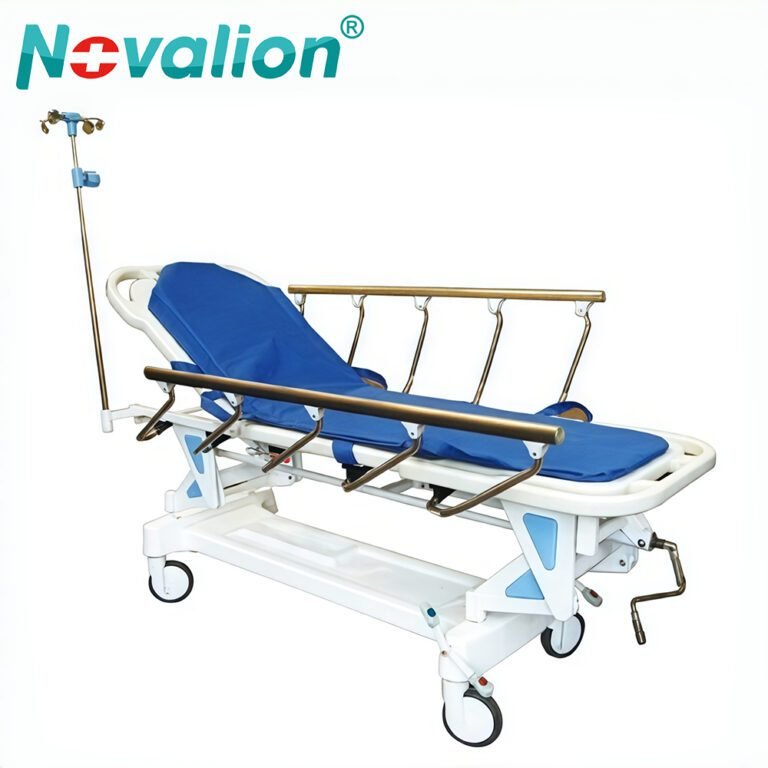 Heavy-Duty Patient Transfer Stretcher with Shock System