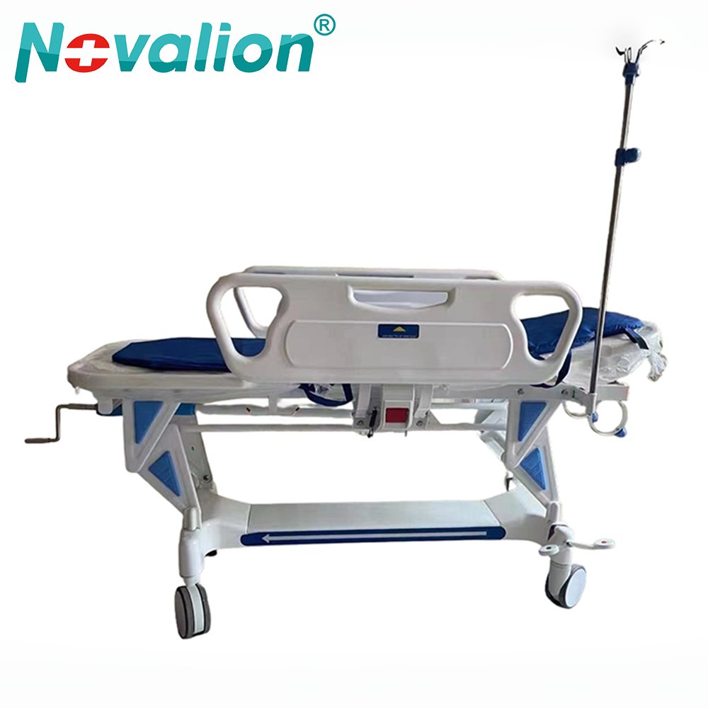 Electric Patient Transfer Stretcher with Oxygen Holder