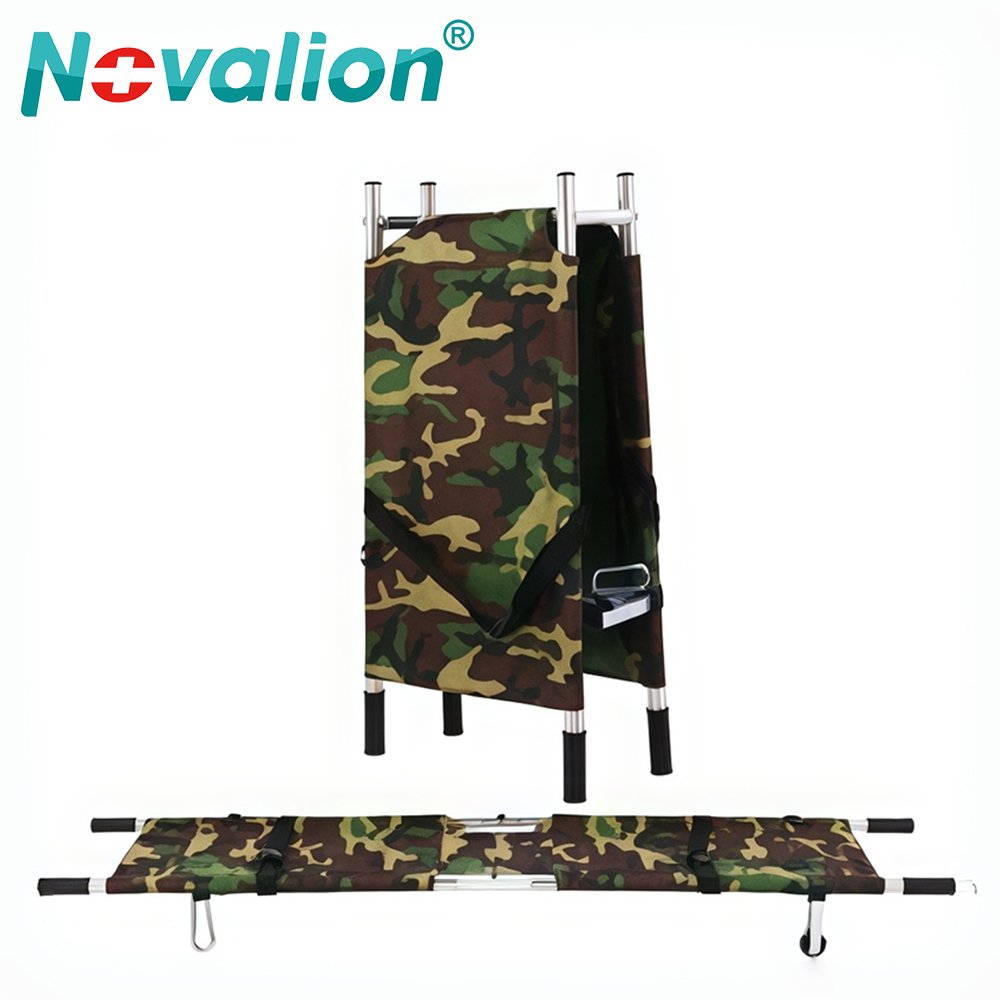 Stainless Steel Two-Fold Patient Stretcher