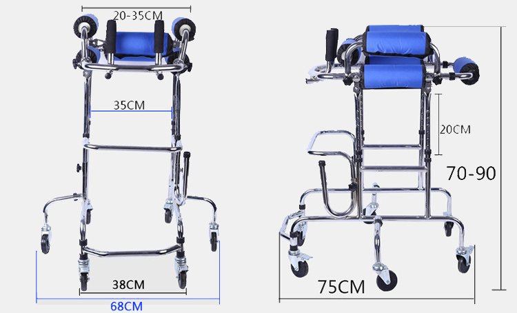 Children’s Stainless Steel Walking Frame for Young Users