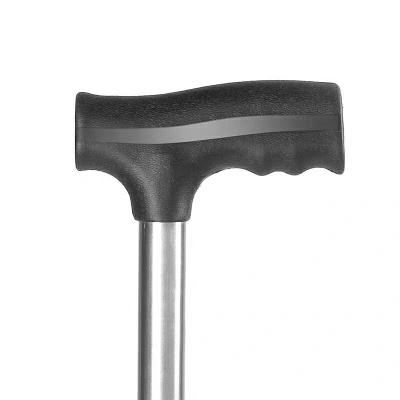 Four-Leg Non-Slip Stainless Steel Cane for Stability