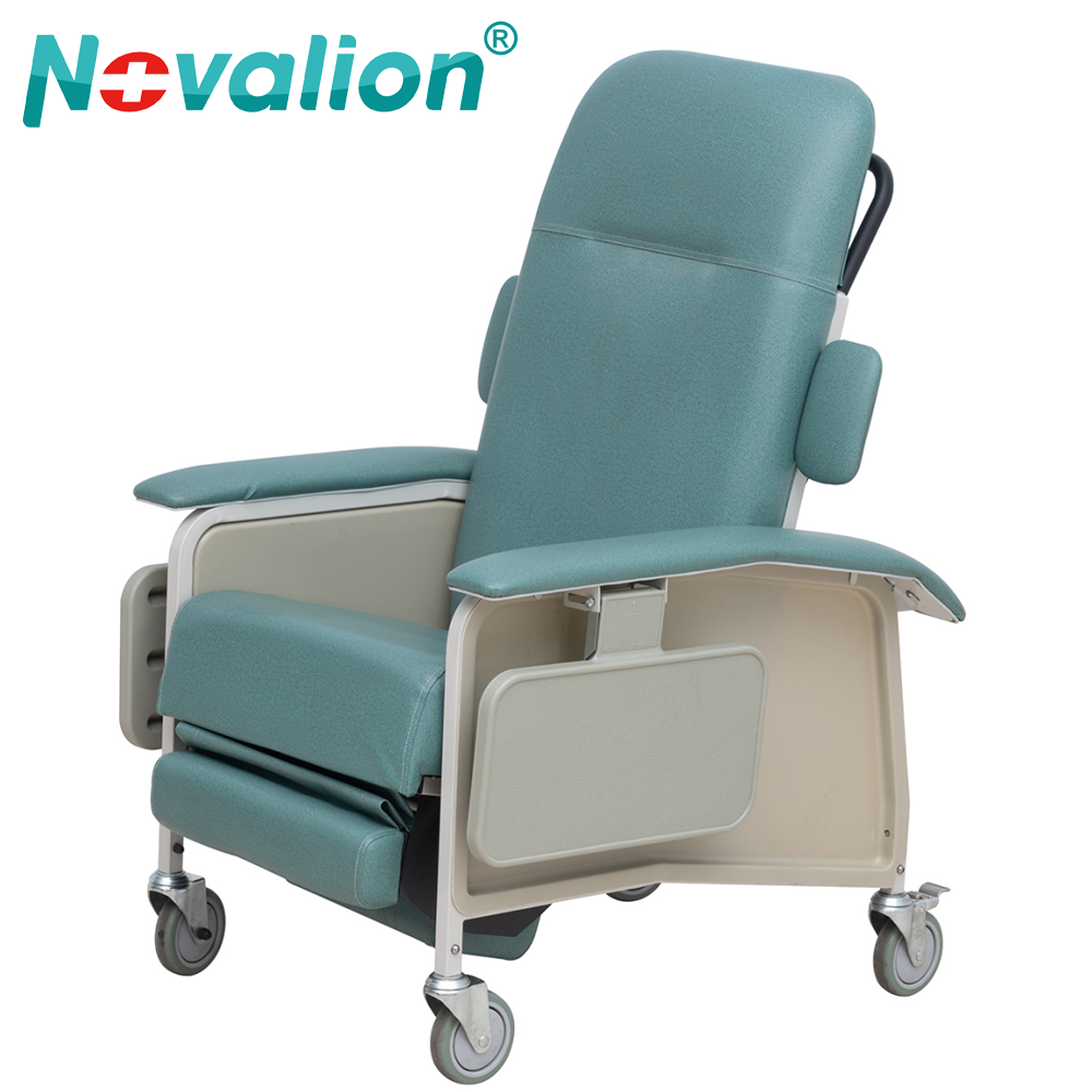 Spacious Recliner Medical Chair with Dining Table