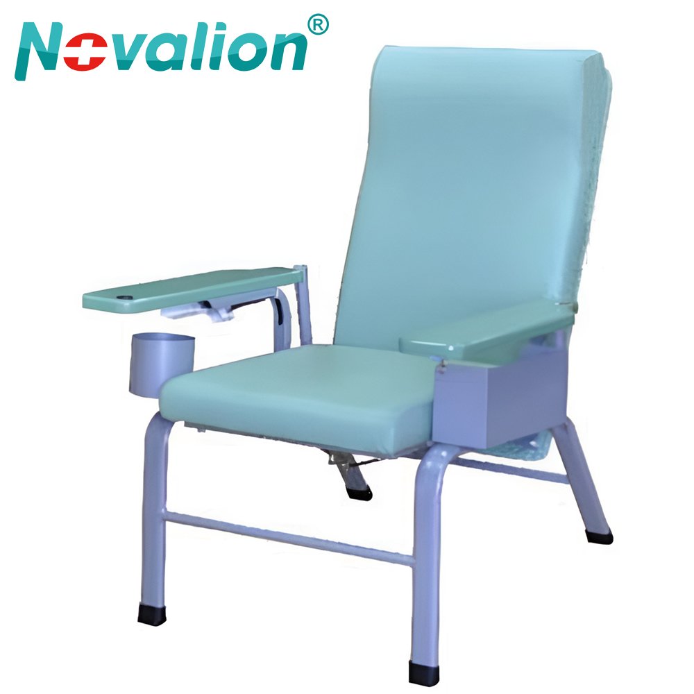 Adjustable Blood Donation Chair with Storage Pockets