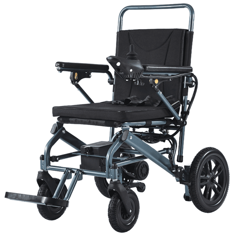 Comfortable Carbon Steel Electric Wheelchair with Cushion